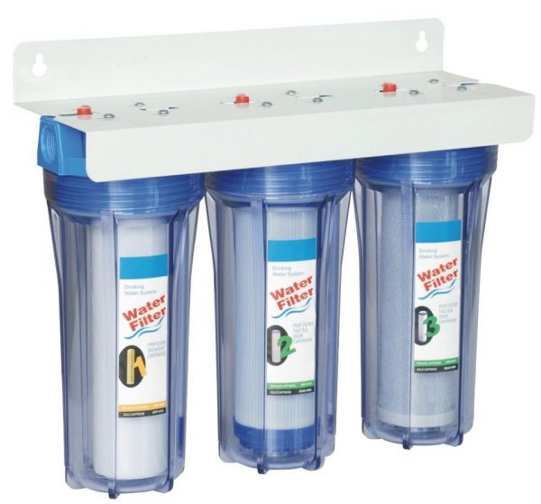 Triple stage water filter - Golden Drop Water Filter in UAE